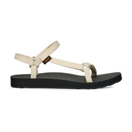Sandale Teva "W ORIGINAL UNIVERSAL SLIM", Damen, Gr. 37, wei&szlig;, schwarz, Textil, Schuhe Sandale