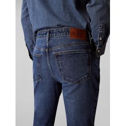 Slim-fit-Jeans Calvin Klein Jeans, Herren, Gr. 32, L&auml;nge 30, hampton, Denim/Jeans, Obermaterial: 98% Baumwolle, 2% Elasthan, unifarben, slim fit lang, Jeans Slim-fit-Jeans, Slim fit mit Taschen