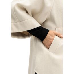 sheego Damen Jacke in Cape-Form, mit 3/4-Arm, beige, Gr&ouml;&szlig;e 50