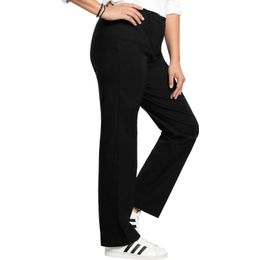 sheego Damen Bengalinhose in gerader Form, aubergine, Gr&ouml;&szlig;e 50