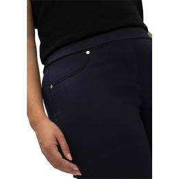 sheego Damen 7/8-Hose mit Schlupfbund, schmale Form, nachtblau, Gr&ouml;&szlig;e 58