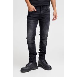 5-Pocket-Jeans Blend "BHJet", Herren, Gr. 27, L&auml;nge 30, schwarz (denim washed schwarz), Jeans, 91% Baumwolle, 7% Polyester, 2% Elasthan, unifarben, slim fit normal, Jeans 5-Pocket-Jeans, Modische Slim-Fit-Jeans mit niedriger Bundh&ouml;he und schmalem Bein