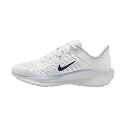 Laufschuh Nike "WMNS QUEST 6", Damen, Gr. 37,5, wei&szlig;, blau void, pearl pink, work blau, Textil, Schuhe Laufschuh