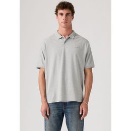Levi's Poloshirt LEVI'S, Herren, Gr. XL, grau (mid tone grau heathe), Piqu&eacute;, Obermaterial: 100% Baumwolle, unifarben, regular fit h&uuml;ftbedeckend, Rundhals, Shirts, mit Logo-Stickerei