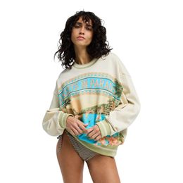 Sweatshirt Billabong "Summer Dreams Kendal", Damen, Gr. L, wei&szlig; cap, Obermaterial: 80% Walkfrottier, 20% Microfaser;, Sweatshirts Sweatshirt