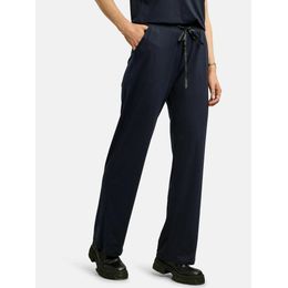 Chinohose LIBERT&Eacute; ESSENTIEL "Libert&eacute; Essentiel Trouser ALMA", Damen, Gr. L/XL, night sky, Obermaterial: 90% Polyester, 10% Elasthan, Hosen Chinohose