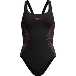 Speedo Placement Schwimmanzug Damen - Gr&ouml;&szlig;e 40 - schwarz