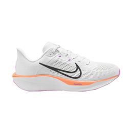 Laufschuh Nike "WMNS QUEST 6", Damen, Gr. 37,5, wei&szlig;, schwarz, bright violet, lt magenta, Textil, Schuhe Laufschuh