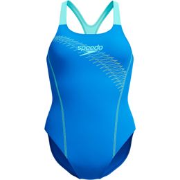 Speedo Medley Schwimmanzug Damen - Gr&ouml;&szlig;e 40 - blau