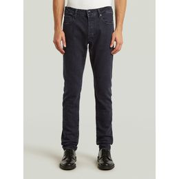 G-Star Raw Regular-fit-Jeans G-STAR "3301 Slim Jeans", Herren, Gr. 29, L&auml;nge 30, washed schwarz, Obermaterial: 98% Baumwolle, 2% Elasthan, Jeans