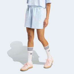 Shorts adidas originals "ESSENTIALS FRENCH TERRY", Damen, Gr. XXL, N-Gr, crystal sky, normal, gr., Obermaterial: 100% Baumwolle, Hosen Shorts
