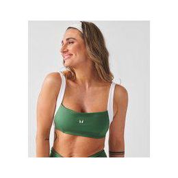 Myprotein MP Damen X Tatiana Contrast Twist Back Sport-BH - Palm Green - XS