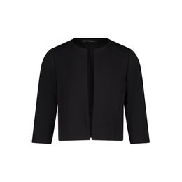 Jackenblazer Betty Barclay "Damen mit 3/4 Arm", Damen, Gr. 40, schwarz, Jersey, Obermaterial: 53% Viskose, 42% Polyamid, 5% Elasthan. Futter: 100% Polyester, Basic, gerade normal, Rundhals, Blazer
