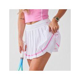 Myprotein MP Damen X Tatiana Pleated Skort - Wei&szlig;/Rosa - L
