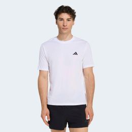 T-Shirt adidas Performance "WE BAS T", Herren, Gr. S, wei&szlig;, Obermaterial: 100% Polyester, Shirts T-Shirt, regul&auml;re Passform, mit Climacool Technologie