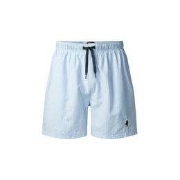 Badeshorts MCS "MCS Bade-shorts MCIrving", Herren, Gr. L, Normalgr&ouml;&szlig;en, placid blau, Obermaterial: 60% Baumwolle, 40% Polyester, Badehosen Badeshorts