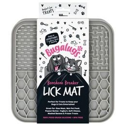 Bugalugs Leckmatte Hunde & Katzen Grau 1 St&uuml;ck