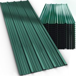Gardebruk Trapezblech 14er-Set Gr&uuml;n 110x46cm
