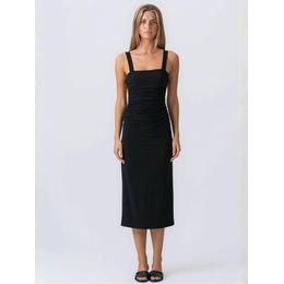 Jerseykleid ITS MAY "ITS MAY Dress Lunetta", Damen, Gr. S, Normalgr&ouml;&szlig;en, schwarz, Obermaterial: 95% Polyester, 5% Elasthan, Kleider Jerseykleid