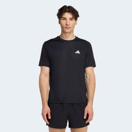 T-Shirt adidas Performance "WE BAS T", Herren, Gr. L, schwarz, Obermaterial: 100% Polyester, Shirts T-Shirt, regul&auml;re Passform, mit Climacool Technologie