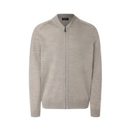 Strickjacke Maerz Muenchen "Maerz Muenchen 585600 Strickjacke Herren Bekleidung", Herren, Gr. 50, beige, 100% Wolle (Merino), Strickjacken Strickjacke