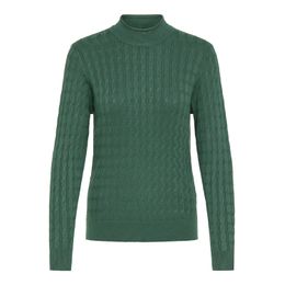 Rollkragenpullover oxmo "Rollkragenpullover OXSally", Damen, Gr. M, gr&uuml;n (pineneedle), Obermaterial: 70% Viskose CV. 30% Nylon NY., Pullover Rollkragenpullover