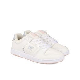 Sneaker DC Shoes "Manteca 4", Damen, Gr. 5,5(36,5), grau (grau, blushing bride), Obermaterial:53.02% Leder, 46.98% Synthetikmaterial;, Schuhe Sneaker