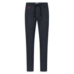 JOOP! Chinohose JOOP JEANS "Maxton", Herren, Gr. 31, L&auml;nge 32, dunkelblau, Web, Obermaterial: 30% Polyester, 26% Baumwolle, 26% Leinen, 16% Viskose, 2% Elasthan, lang, Hosen Chinohose