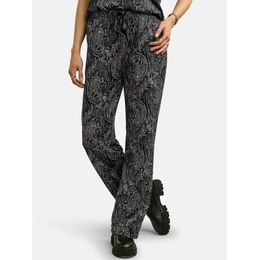 Chinohose LIBERT&Eacute; ESSENTIEL "Libert&eacute; Essentiel Trouser ALMA", Damen, Gr. S/M, night sky paisley, Obermaterial: 90% Polyester, 10% Elasthan, Hosen Chinohose
