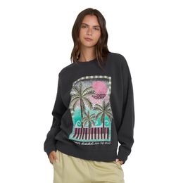 Sweatshirt Billabong "Echo", Damen, Gr. L, schwarz sands, Obermaterial: 80% Baumwolle, 20% Polyester., Sweatshirts Sweatshirt
