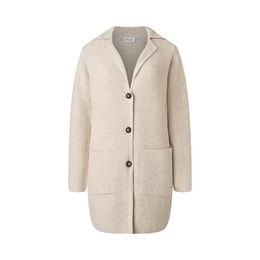 Strickjacke Maerz Muenchen "Maerz Muenchen 212800 Strickjacke Damen Bekleidung", Damen, Gr. 44, beige, 100% Schurwolle, Strickjacken Strickjacke