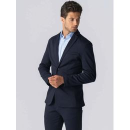Sakko TEESHOPPEN "TEESHOPPEN Blazer The Original", Herren, Gr. 46, navy, Obermaterial: 75% Polyester, 22% Viskose, 3% Elasthan, Sakkos Sakko