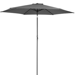 Kingsleeve Sonnenschirm Anthrazit Alu &Oslash;300cm UV-Schutz 80+