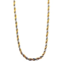 Adelia&acute;s Kette ohne Anh&auml;nger ADELIA&acute;S "Damen Edelstahl Kordelkette Halskette" Gr. 40, silber (silberfarben, goldfarben), Halsketten, Damen, 40, Edelstahl