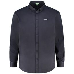 Herren Gro&szlig;e Gr&ouml;&szlig;en | BOSS Freizeithemd aus Baumwolle Farbe dunkelblau Gr&ouml;&szlig;e: 4XL