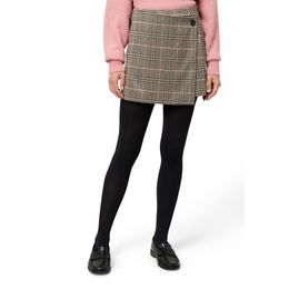Unterrock Zero "Damen mit Wickeloptik", Damen, Gr. 34, beigeschwarz, Jersey, Obermaterial: 16% Viskose, 4% Elasthan, 80% Polyester. F&uuml;llung:, bedruckt, figurbetont, R&ouml;cke Unterrock, Wickeldesign