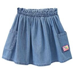 Yigga M&auml;dchen Rock in Denim-Optik