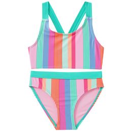 Topolino M&auml;dchen Bikini mit bunten Streifen