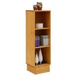 Regal OTTO HOME "Milan", beige (natur), B:40cm H:128cm T:34cm, Massivholz, Regale, Regal, H&ouml;he 128 cm, Massivholz, FSC-zertifiziert
