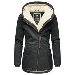 Winterjacke Ragwear "Gordon", Damen, Gr. M (38), gr&uuml;n (olivgr&uuml;n), Au&szlig;enmaterial: 100% Polyester. Innenfutter: 100% Polyester. Wattierung: 100% Polyester, figurbetont h&uuml;ftlang, asymmetrischer Ausschnitt, &Auml;rmel ohne &Auml;rmelschlitz Rippstrickb&uuml;ndchen, Jacken Winterjacke, Sportliche wasserdichte Outdoorjacke mit Kapuze