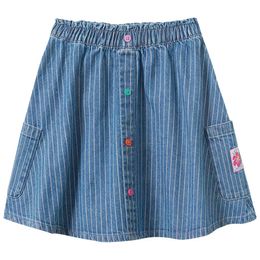 Yigga M&auml;dchen Jeansrock mit Streifen