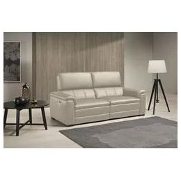 2,5-Sitzer Egoitaliano "Capucine Breite 200cm, hoher Sitzkomfort", wei&szlig; (paper), B:200cm H:99cm T:97cm, Sofas, wahlweise mit elektrisch oder manuell verstellbarer Relaxfunktion