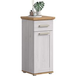 Unterschrank Welltime "COSENZA", sibiu l&auml;rche nb, B:39cm H:85cm T:34cm, FSC-zertifizierter Holzwerkstoff, Schr&auml;nke, Unterschrank, Standschrank, Badezimmerschrank, Bad, Badezimmer