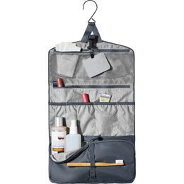 Kulturbeutel Deuter "WASH BAG II", Kinder, Gr. B/H/T: 30cm x 19cm x 4cm, schwarz, Polyamid, Taschen Kulturbeutel, mit verstaubarem Haken, mit gro&szlig;er Rei&szlig;verschlusstasche