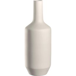 Dekovase Leonardo "Keramikvase MILANO", beige (creme), B:18cm H:50cm T:18cm, Keramik, Vasen