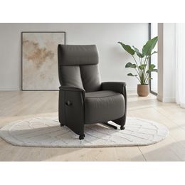 Sit & More TV-Sessel SIT & MORE "Cremona Comfort Plus", anthrazit, B:87cm H:112cm T:89cm, Sessel, bis 200 Kg belastbar, mit Herz-Waage Funktion
