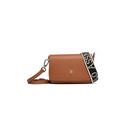 Schultertasche U.S. Polo Assn. "MANSION FLAP CROSSBODY BAG Damen", Damen, Gr. B/H/T: 7cm x 13cm onesize, camel, Polyurethan, Taschen Schultertasche, Schultertasche Damen, kleine Handtasche, Fashion, Lifestyle, Sale