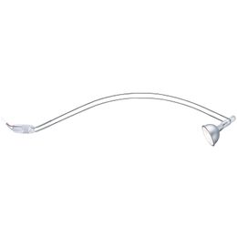 Paulmann LED Bilderleuchte "Assistent II", grau (chromfarben), 2, &Oslash; 5,1cm H: 17cm, 1 Stk., Leuchten, GU 5,3