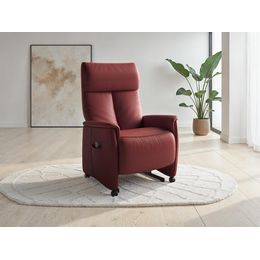 Sit & More TV-Sessel SIT & MORE "Cremona Comfort Plus", merlot, B:87cm H:114cm T:89cm, Sessel, bis 200 Kg belastbar, mit Herz-Waage Funktion