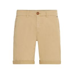 Chinoshorts Blend "Chinoshorts BHMason", Herren, Gr. XL, N-Gr, braun (cornstalk), Obermaterial: 97% Baumwolle CO. 3% Elasthan EL., Hosen Chinoshorts